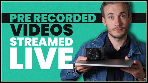 How To Live Stream A Pre Recorded Video On YouTube Using OBS YouTube