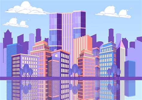 Animated Building View Vectors And Illustrations For Free Download