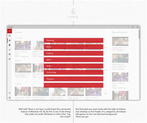 Youtube Uwp For Windows Concept On Behance