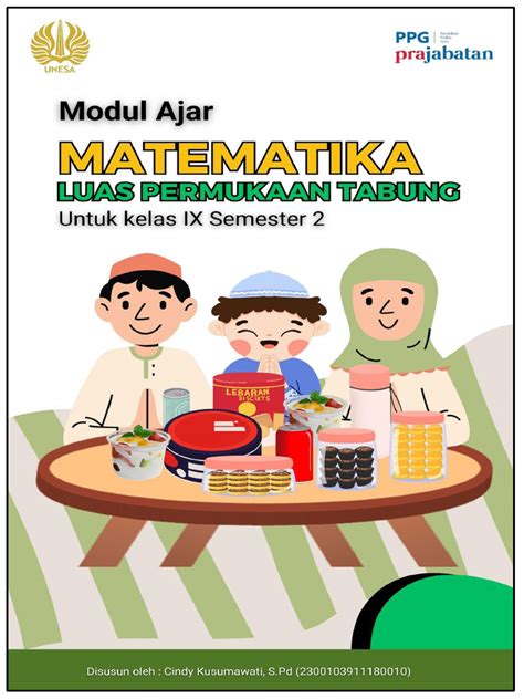 Cindy Kusumawati Modul Ajar Luas Permukaan Tabung Pdf
