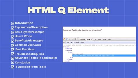 HTML Q Element A Complete Guide Techview Solutions