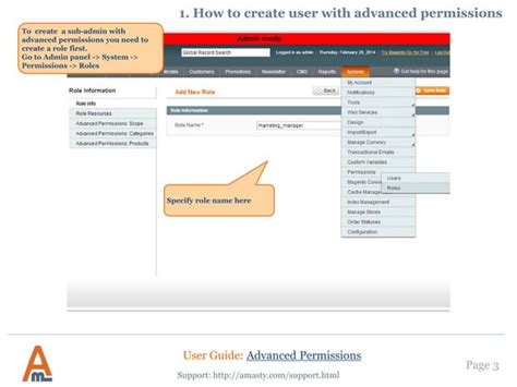 Advanced Permissions Magento Extension By Amasty User Guide Ppt Free Download