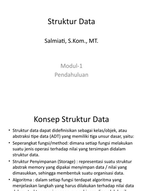 Struktur Data 1 Pdf Komputer