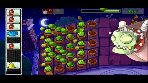 прохожу зом босса в первой части Pvz Pvs1 прохождение Youtube