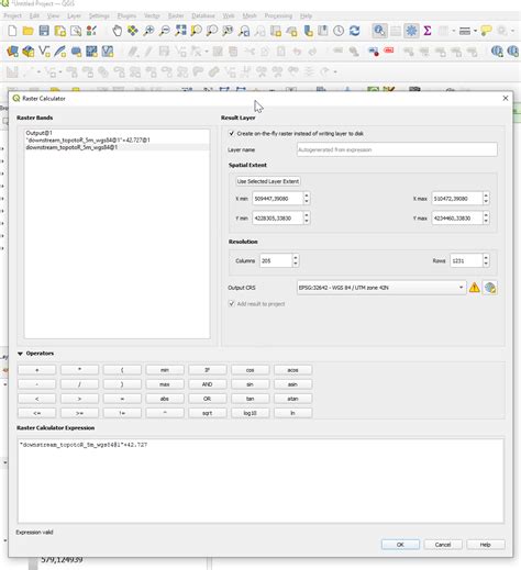 two different raster calculator tools in qgis give different results
