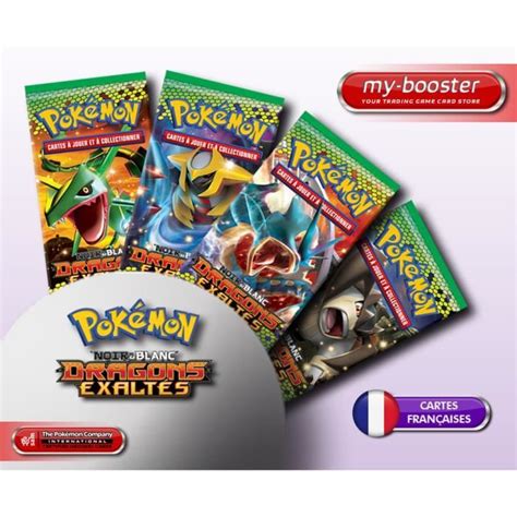 x Booster Pokemon Noir Blanc Dragons Exaltés Fr Achat Vente