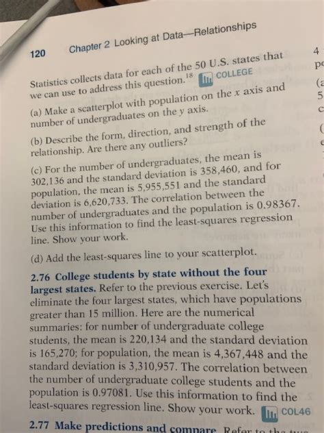 Solved 120 Chapter 2 Looking At Data Relationships Chegg Com