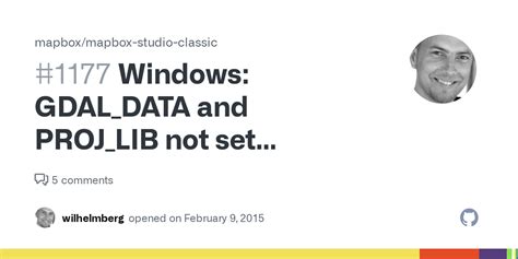 Windows GDAL DATA And PROJ LIB Not Set Correctly Issue Mapbox Mapbox Studio Classic