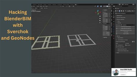 hacking blenderbim with sverchok and geometrynodes continuous… dion