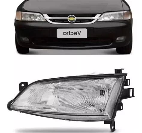 Farol Vectra 96 97 98 99 Lado Esquerdo Novo Vidro Frete Grátis