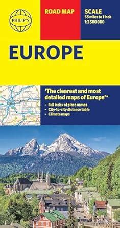 Philip S Europe Road Map Philip S Sheet Maps Amazon Co Uk Philip S