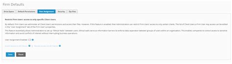 User Assignment