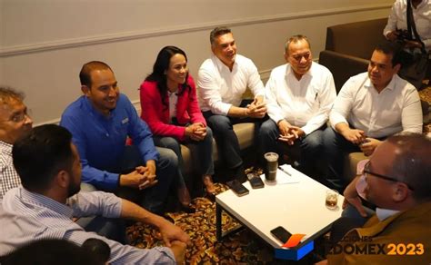 Alejandra Del Moral Se Reúne Con Dirigentes Del Pri Pan Y Prd