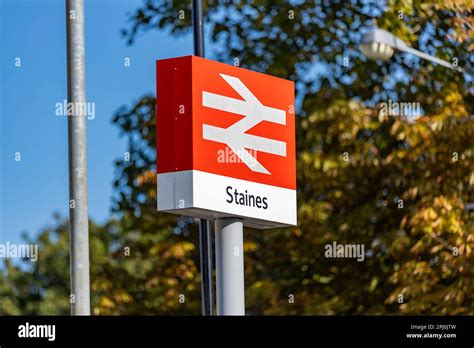 Staines Upon Thames London England Uk Local Area Photography Stock