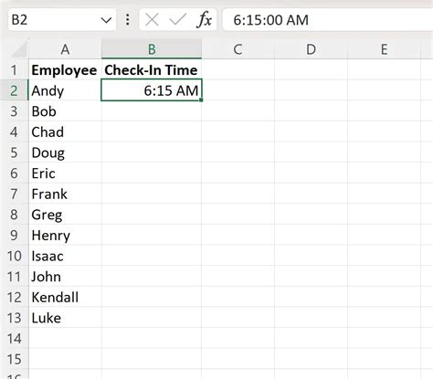 Comment Saisir Lheure Dans Excel Avec Exemples Statorials