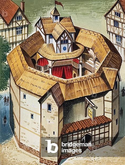 Globe Theater Drawing