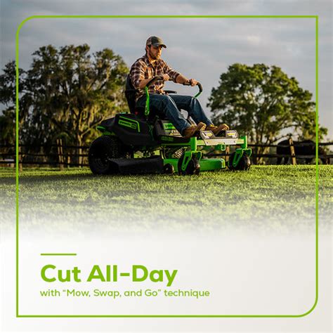 Greenworks 60v 42” Electric Crossoverz Zero Turn Mower Lawnmowermecca