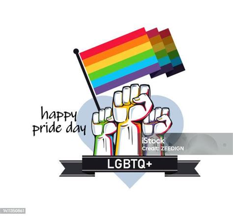 현대적인 추상적 인 배경 배너가있는 행복한 프라이드 데이 디자인 다채로운 레인보우 Lgbt 권리 캠페인 레즈비언 게이 트랜스젠더