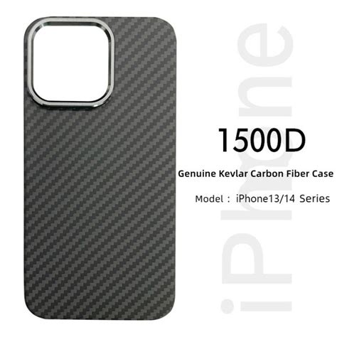 Kevlar Sợi Carbon Ốp điện Thoại Cho Iphone 16 15 14 13 Pro Max Plus Với