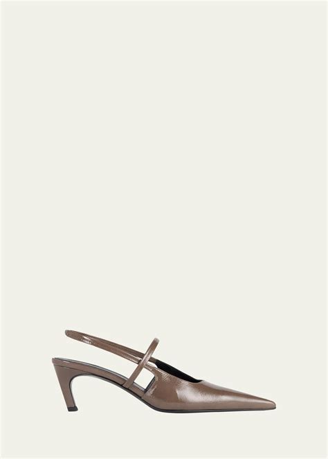 TotÊme The Sharp Slingback Taupe 079 Editorialist