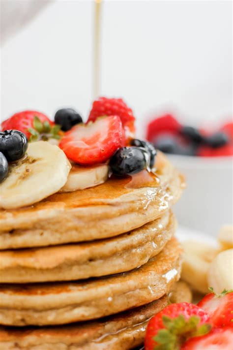 Gluten Free Banana Oat Protein Pancakes The Seasoned Skillet