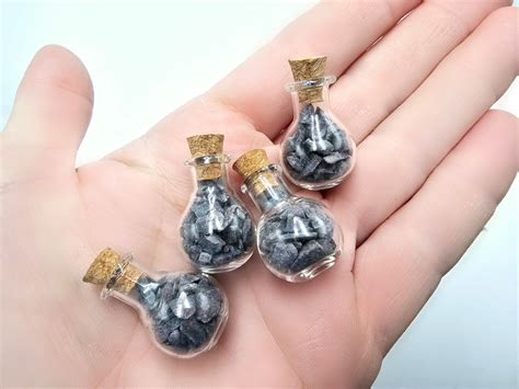 Mini Bottle Of Blue Sandstone Chips Hello Indigo Halo