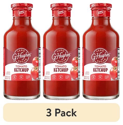 3 Pack G Hughes Sugar Free Ketchup 26 5 Oz
