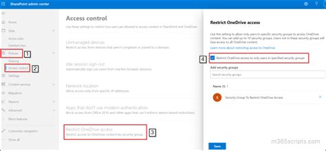 Restrict Onedrive Access By Security Groups