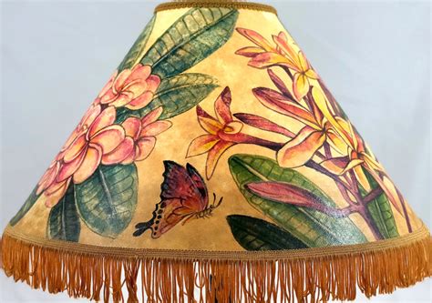 Lamp Shade Large 18 Inch 6 X 11 X 18 Hawaiian Hula Lamps