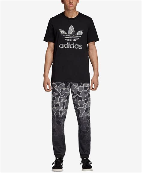 Adidas Adidas Mens Originals Camo Print Treifoil T Shirt Macys