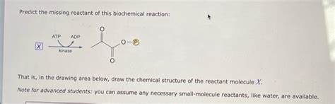 Solved Predict The Missing Reactant Of This Biochemical Chegg