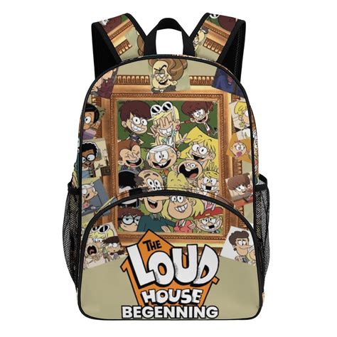 The Loud House Backpacks Bookbag Casual Daypack For Travel Camping