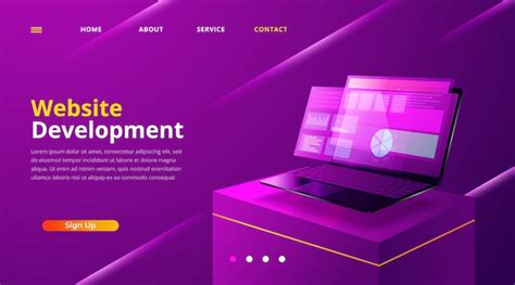 Desenvolvimento de software e programação Vetor Premium