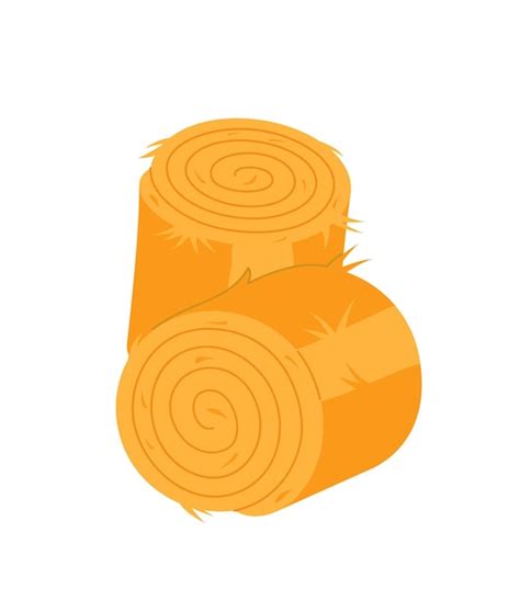 건초 아이콘의 베일 프리미엄 벡터