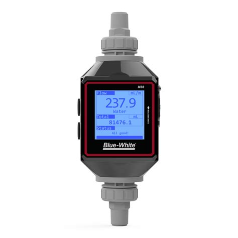 Sonic Pro® Ms6 Chemical Feed Flow Meter Blue White Industries