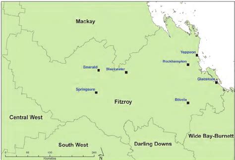 The Fitzroy Statistical Division Australian Standard Geographical