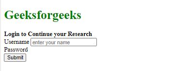 Which Input Type Is Used To Hide The Input Field To Be Displayed In Html Form Geeksforgeeks