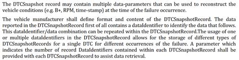 Diagnostics Can A Single Dtc Conatin Snapshot Records With Different