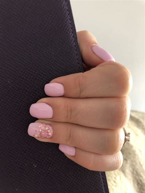 Gelnails Rosa Nail Designs Spring Glittery Nails Pink Nails