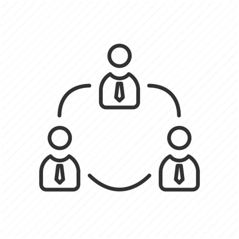 Human Resource Connection Communication Network Interaction Icon