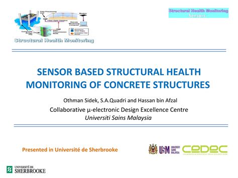Sensor Based Structural Health Monitoring Of Concrete Structures Ppt