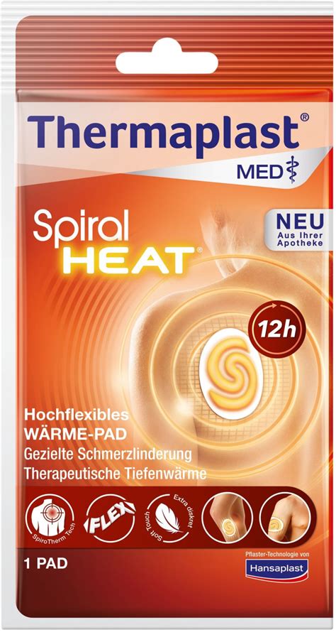 Thermaplast Med Spiral Heat Flexible Anwendung Pad Stk Ab