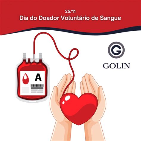 Dia Do Doador Voluntário De Sangue Blog Do Colaborador Golin