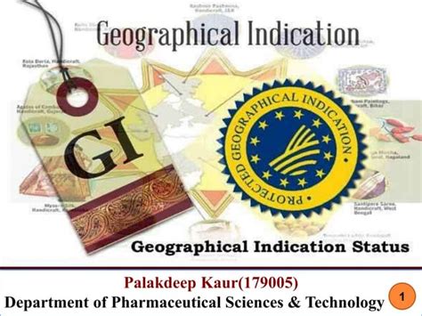 Geographical Indications Ppt Pptx