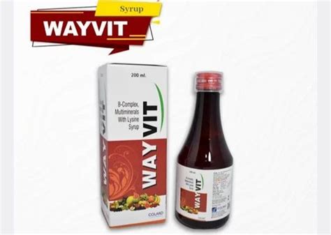 Way Vit Syrup At Rs 120bottle Davlameti Nagpur Id 2854350397462