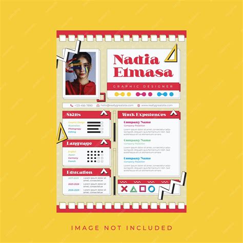 Premium Vector Resume And Cv Template Design