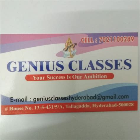 Genius Classes