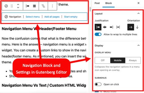 how to add navigation menu widget in wordpress webnots