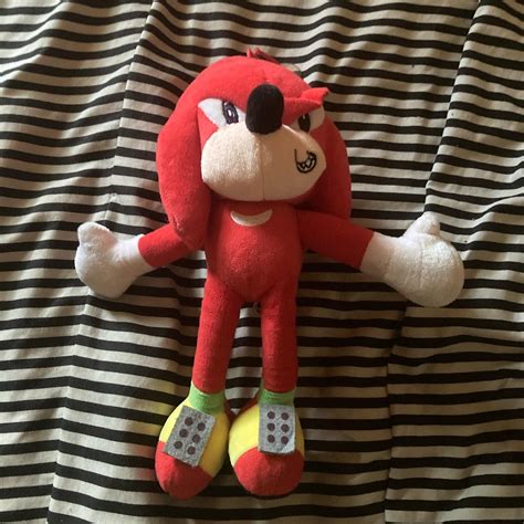 Sonic The Hedgehog Knuckles Plush Sonicthehedgehog Depop