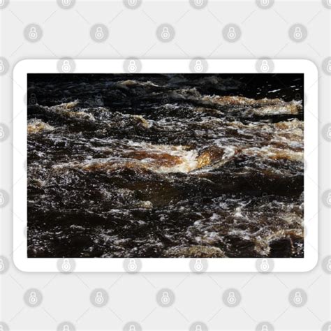 Abstract Patterns In The River After The Flood Flood Sticker Teepublic